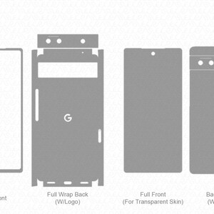 Google Pixel 6A Skin Template Vector 2022 - Etsy