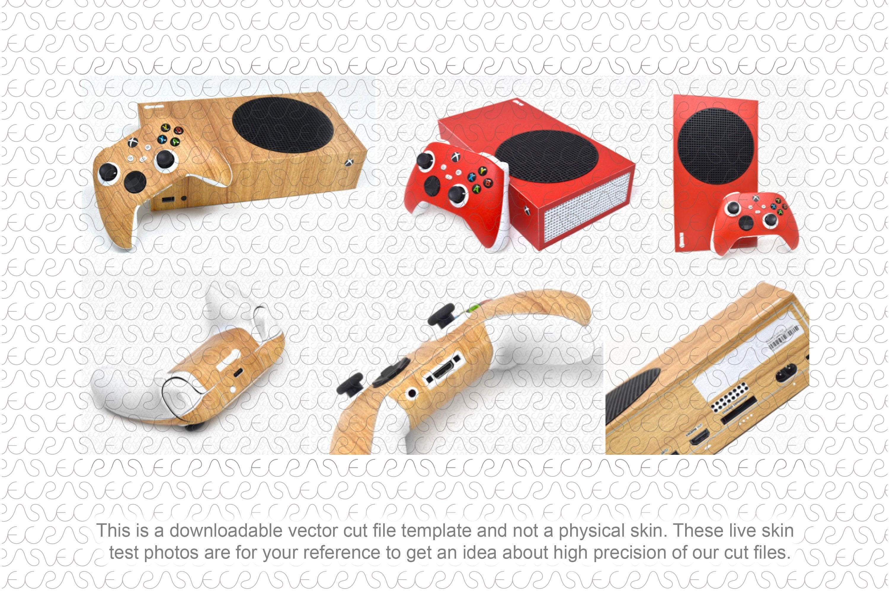 Microsoft Xbox Series S Console-controller 2020 Skin Template Vector - Etsy