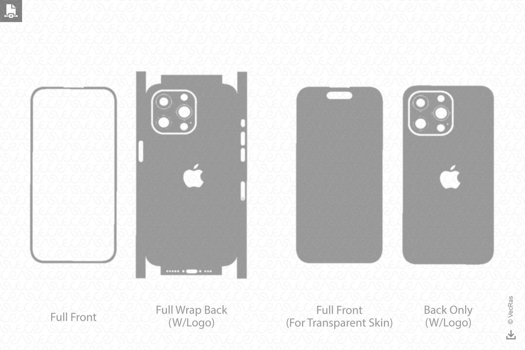 IPhone 15 Pro Skin Vector Cutfile Template 2023 - Etsy