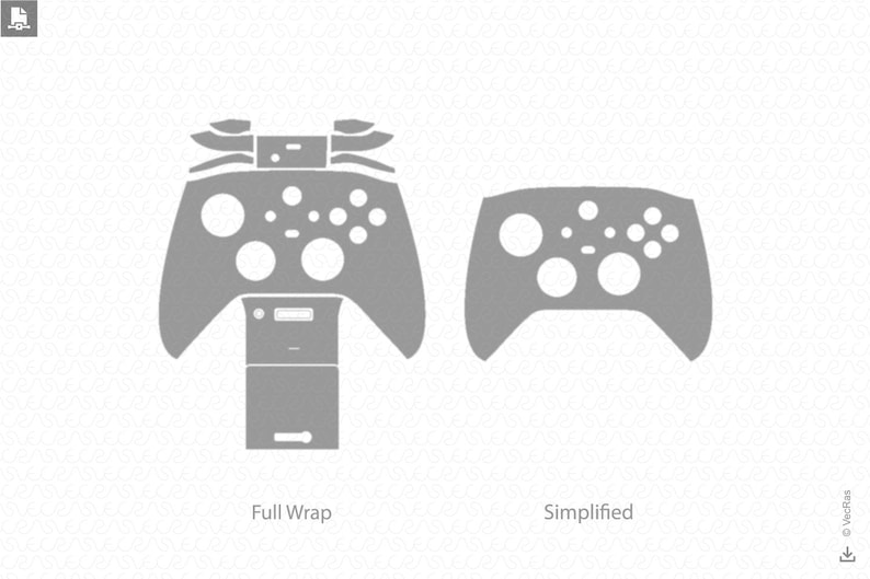 Microsoft Xbox Series S Console-controller 2020 Skin Template | Etsy