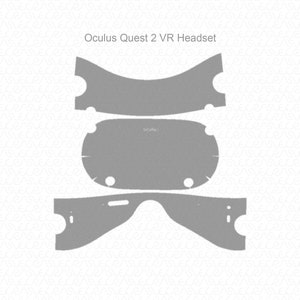 Oculus Quest 2 VR Headset Skin Template Vector 2020 - Etsy