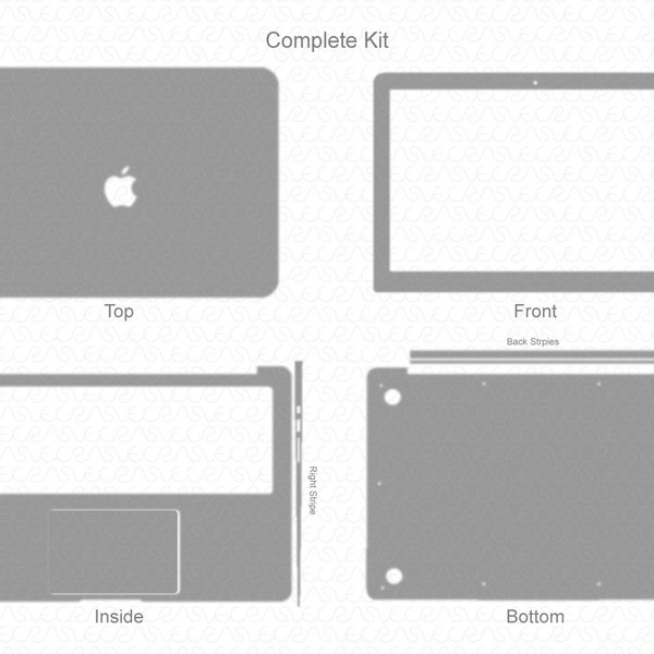 MacBook Air 2017 Skin Template - Etsy