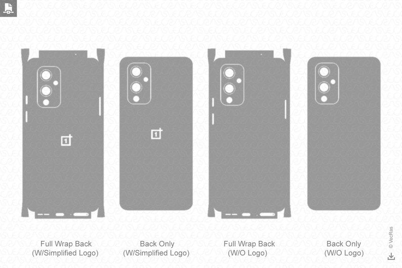 Oneplus 9 5G Skin Template Vector 2021 - Etsy