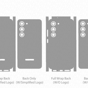 Galaxy S23 5G Skin Template Vector 2023 - Etsy