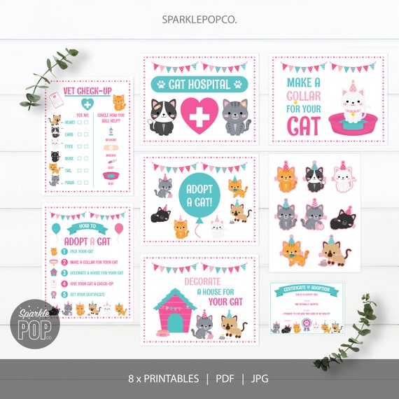 Cat Adoption Station Pet Adoption Center Adopt a Cat Kitten - Etsy