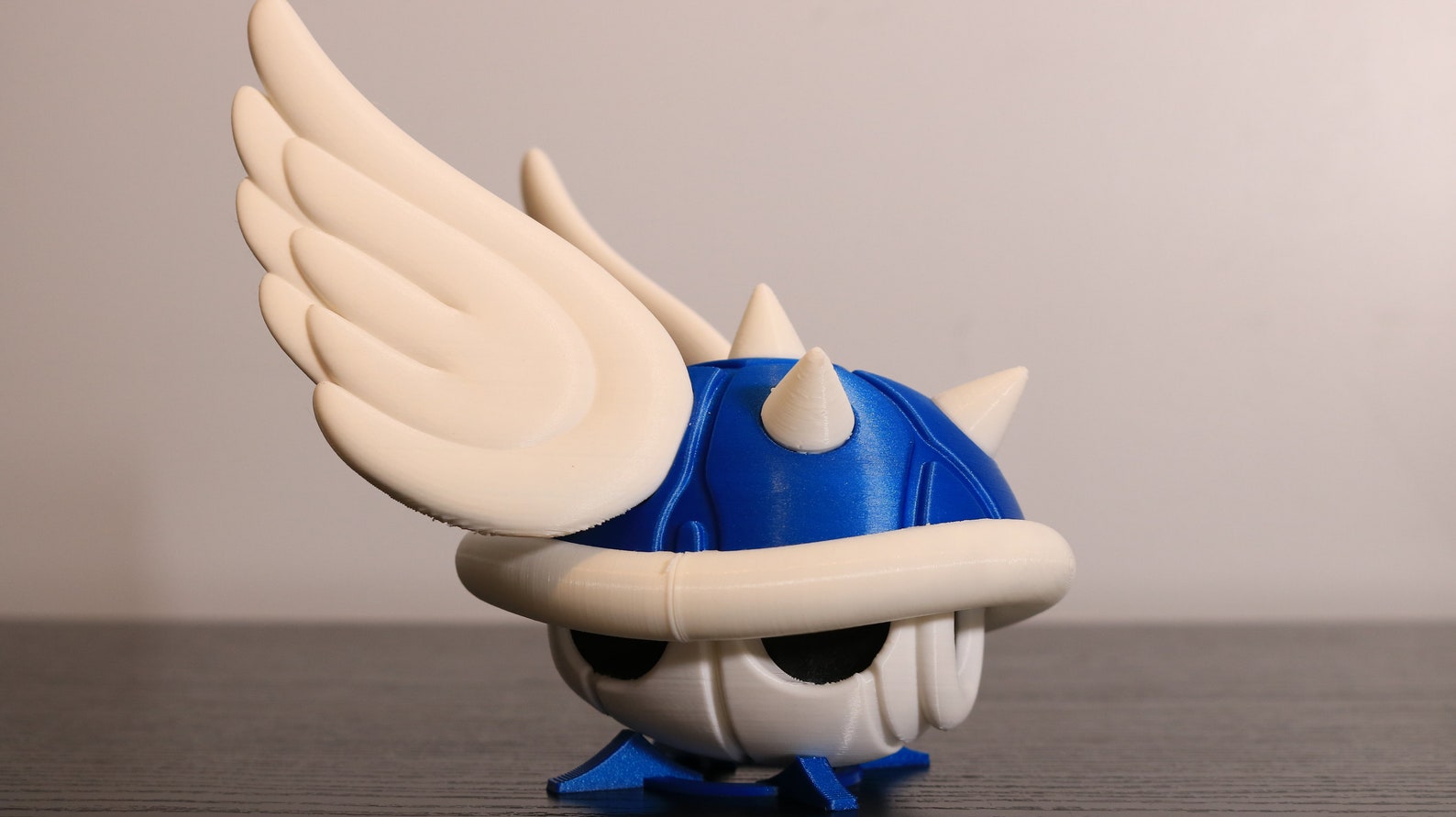 Super Mario Turtle Shell Blue Shell With Wings Game Cartridge Holder ...