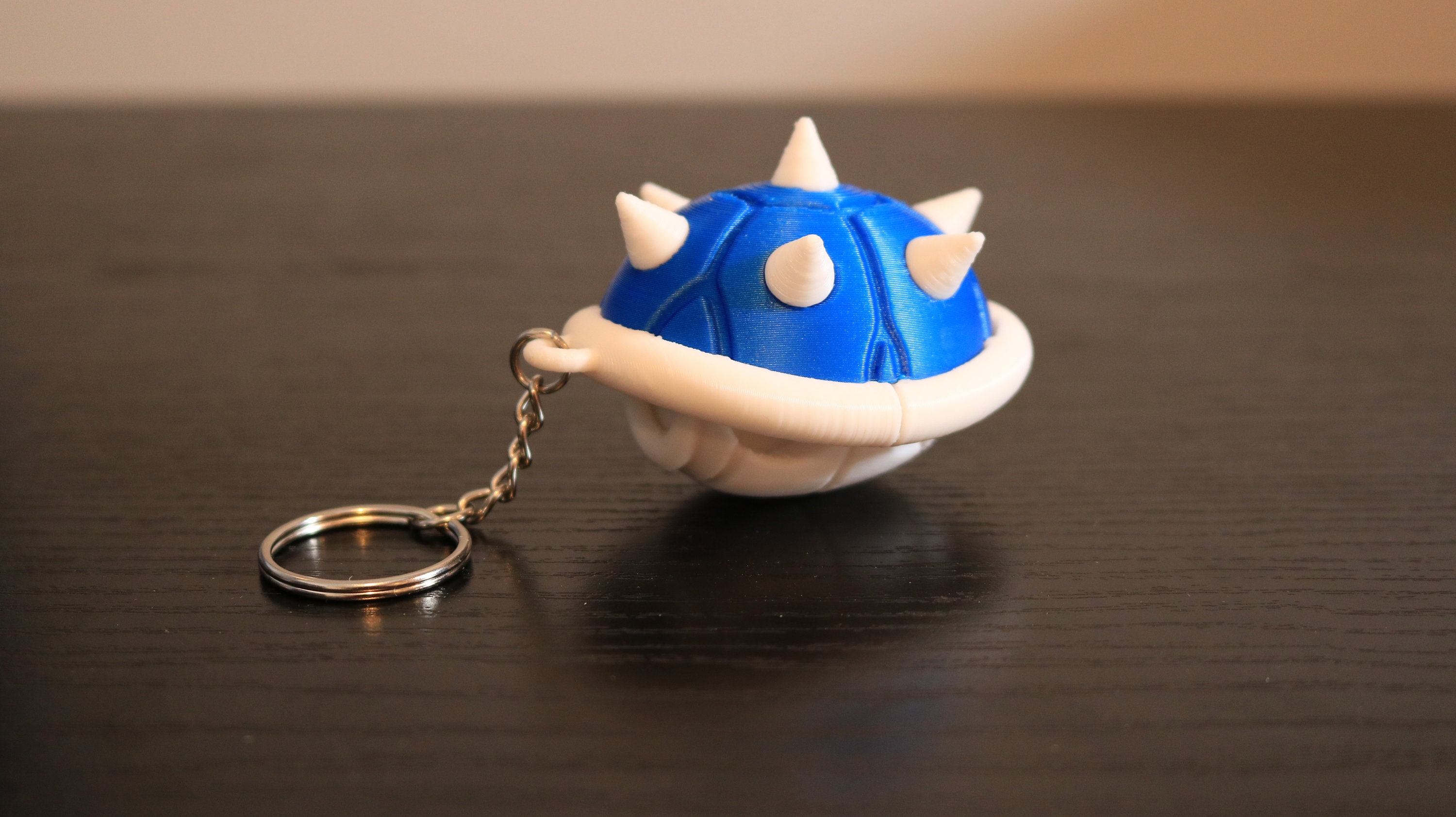 3D Printed Nintendo Switch Blue Shell Keychain Mario Kart - Etsy