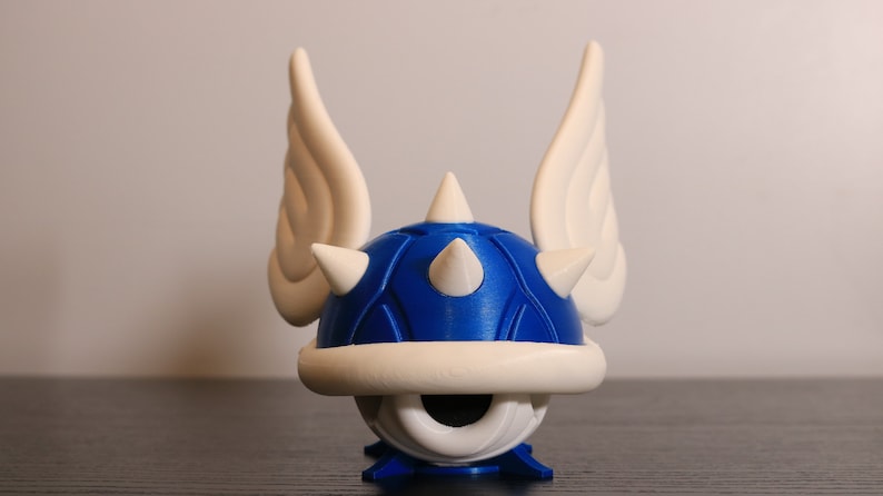 Super Mario Turtle Shell Blue Shell With Wings Game Cartridge - Etsy