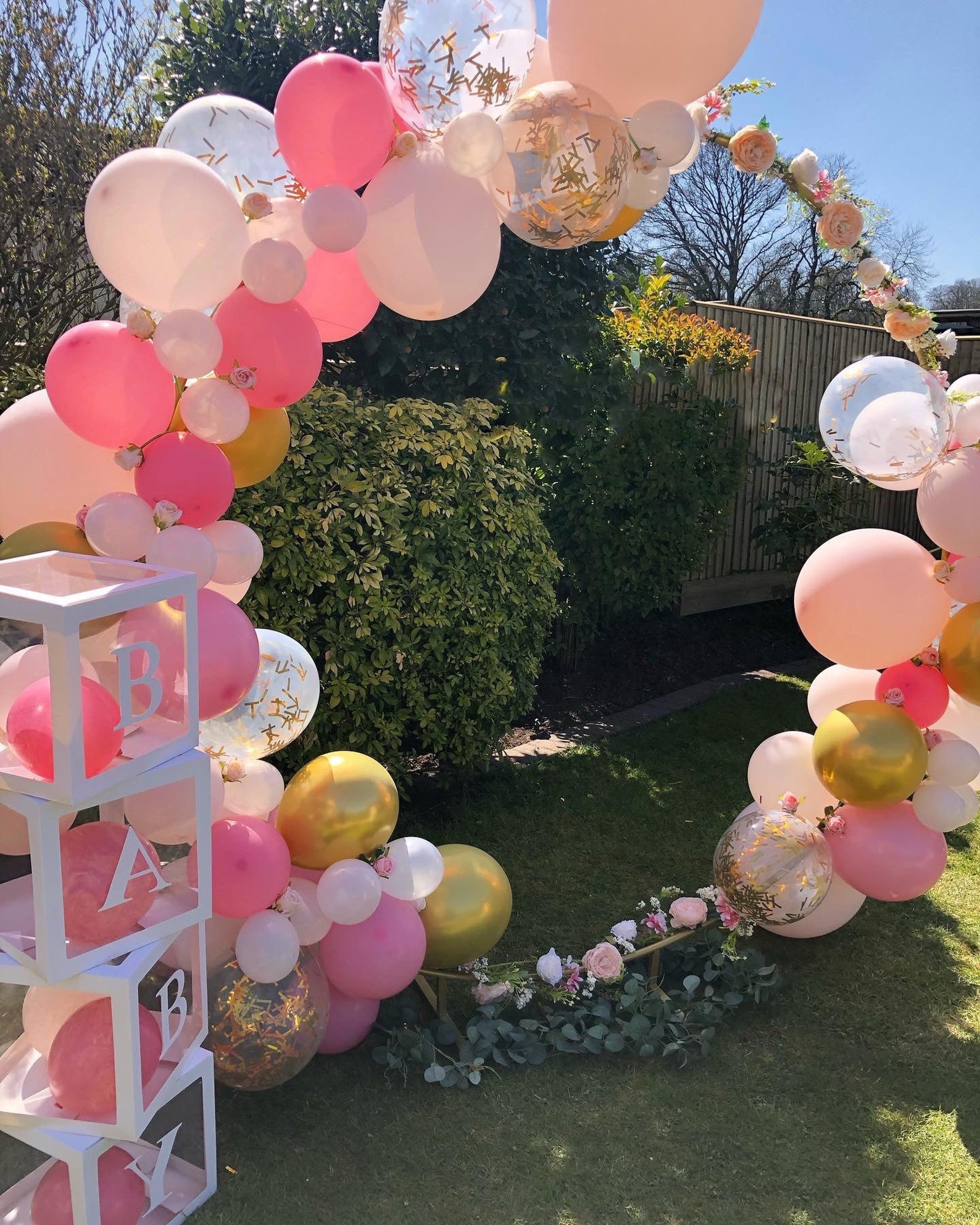 6.6ft Wedding Props White Gold Metal Hoop Balloon Circle Loop | Etsy