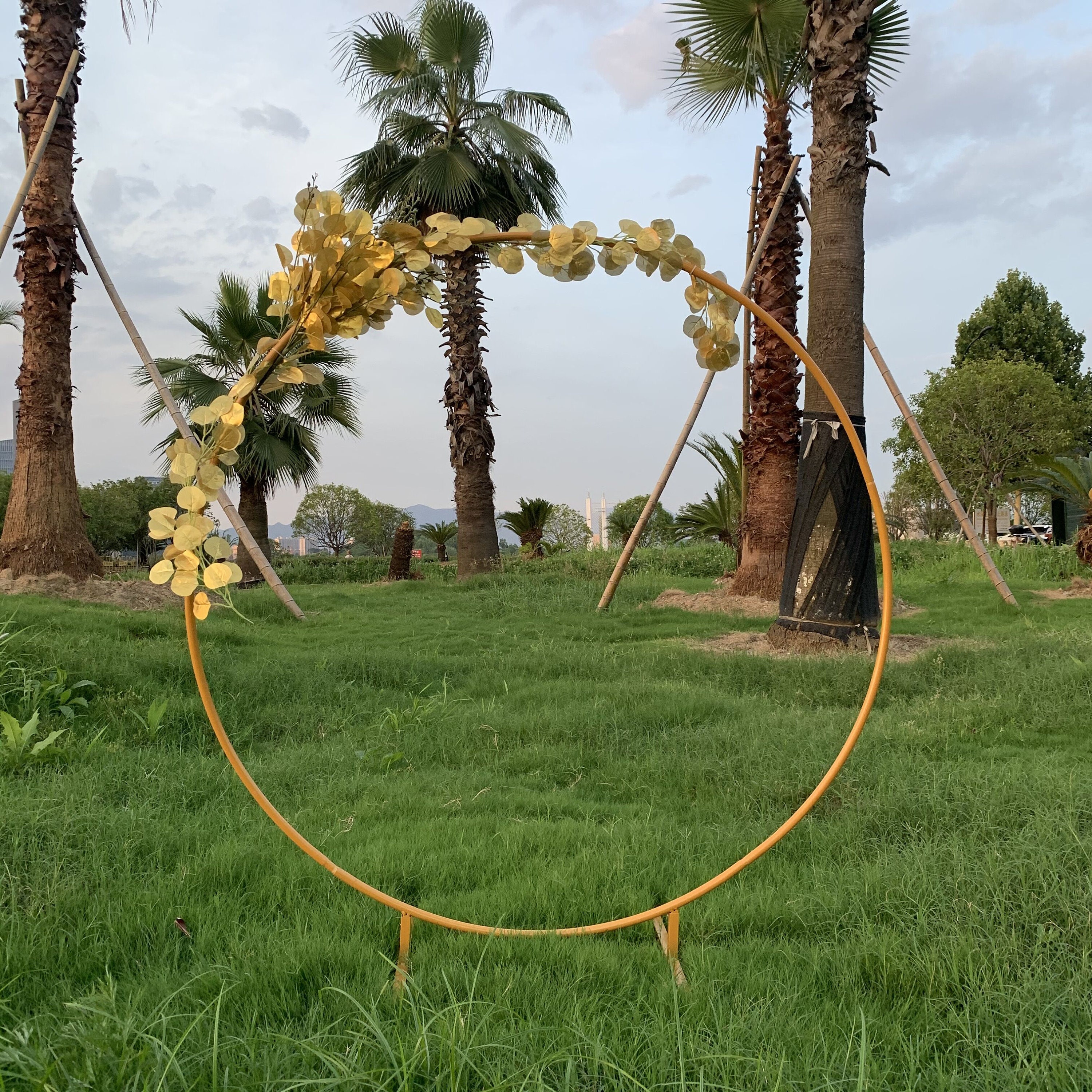 Wedding Circle Arch Sturdy Reusable Gold Metal Hoop Balloon | Etsy