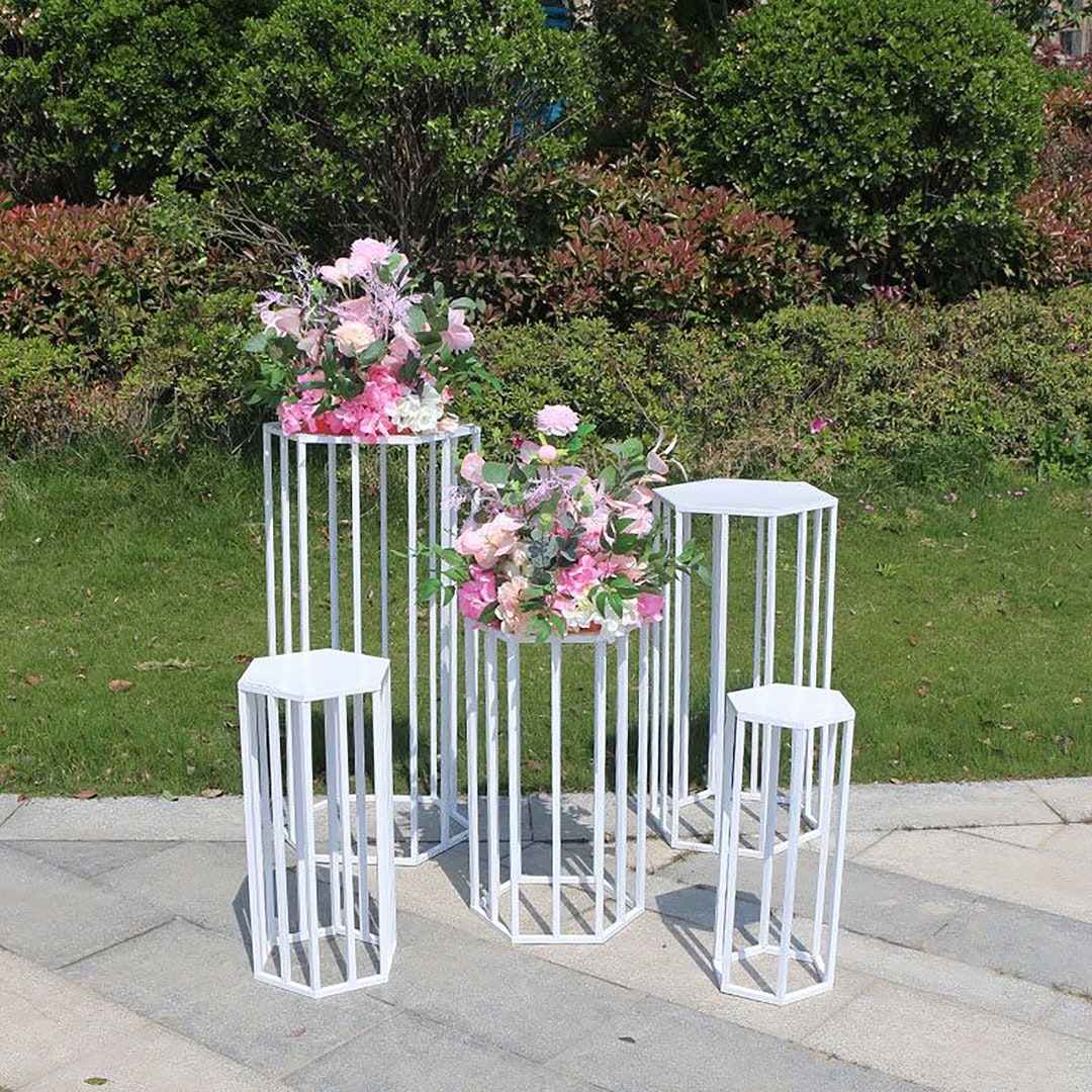 Metal Hexagon Table Display: Wedding Party Dessert Stand - Etsy
