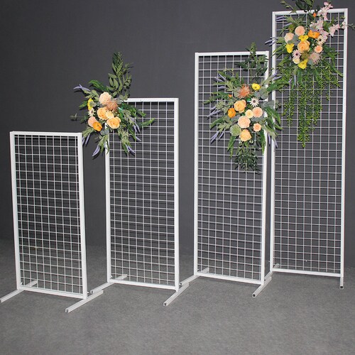 Tall White Rectangular Mesh Arch for Flower Arrangement - Etsy