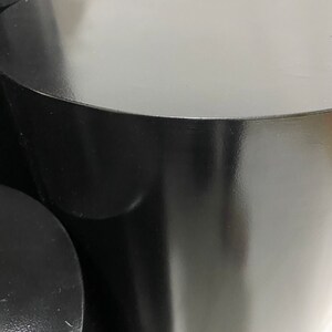 5pcs/set Black Mirror Finish Reflective Metal Cylinders Pedestal ...