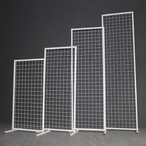 Tall Gold/white Rectangular Mesh Arch for Flower Arrangement Birthday ...