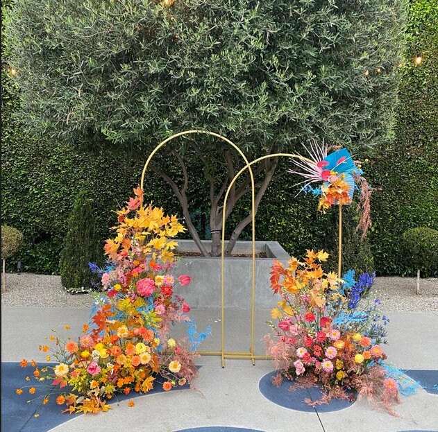 6ft Tall Gold Semi Circle Arch/rectangular Arch/geometric - Etsy UK