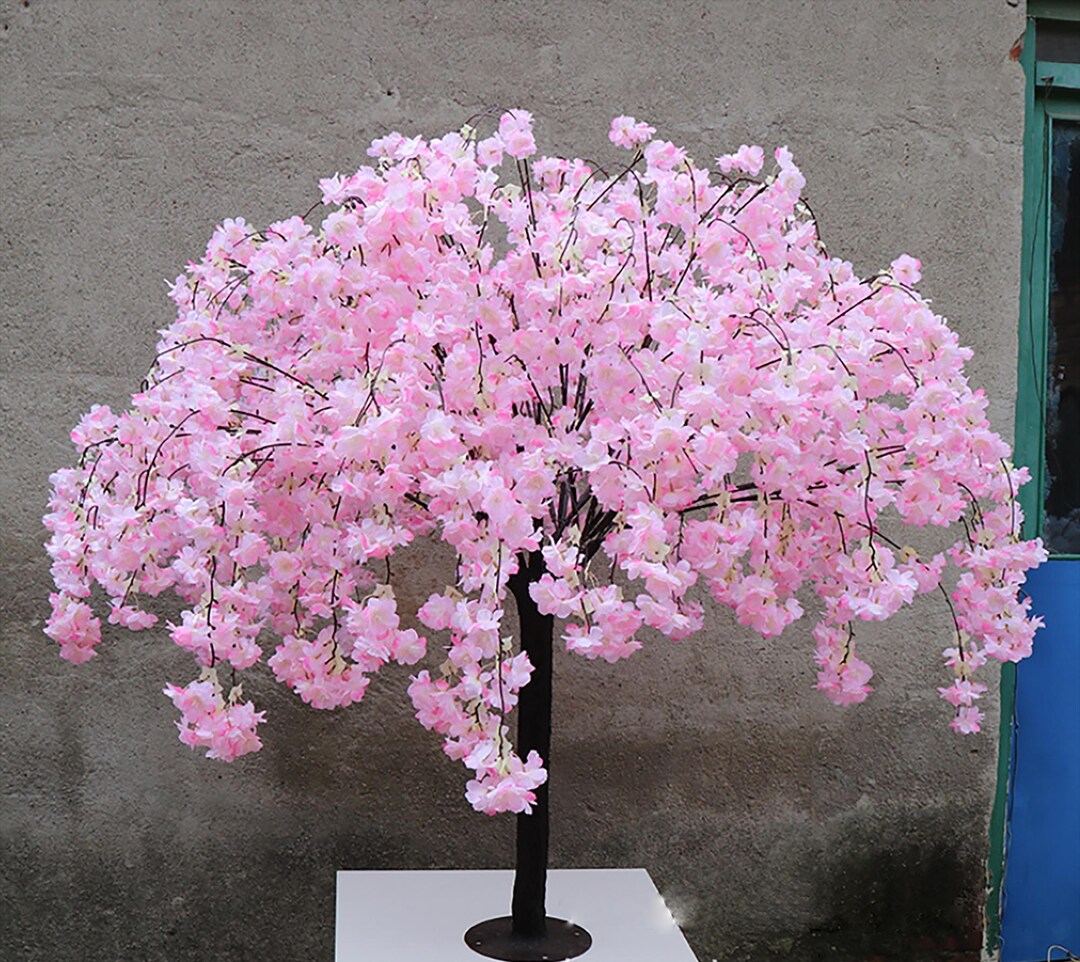 4ft Tall 7 Branches Full Lush Detachable Tree Cherry Blossom Tree ...