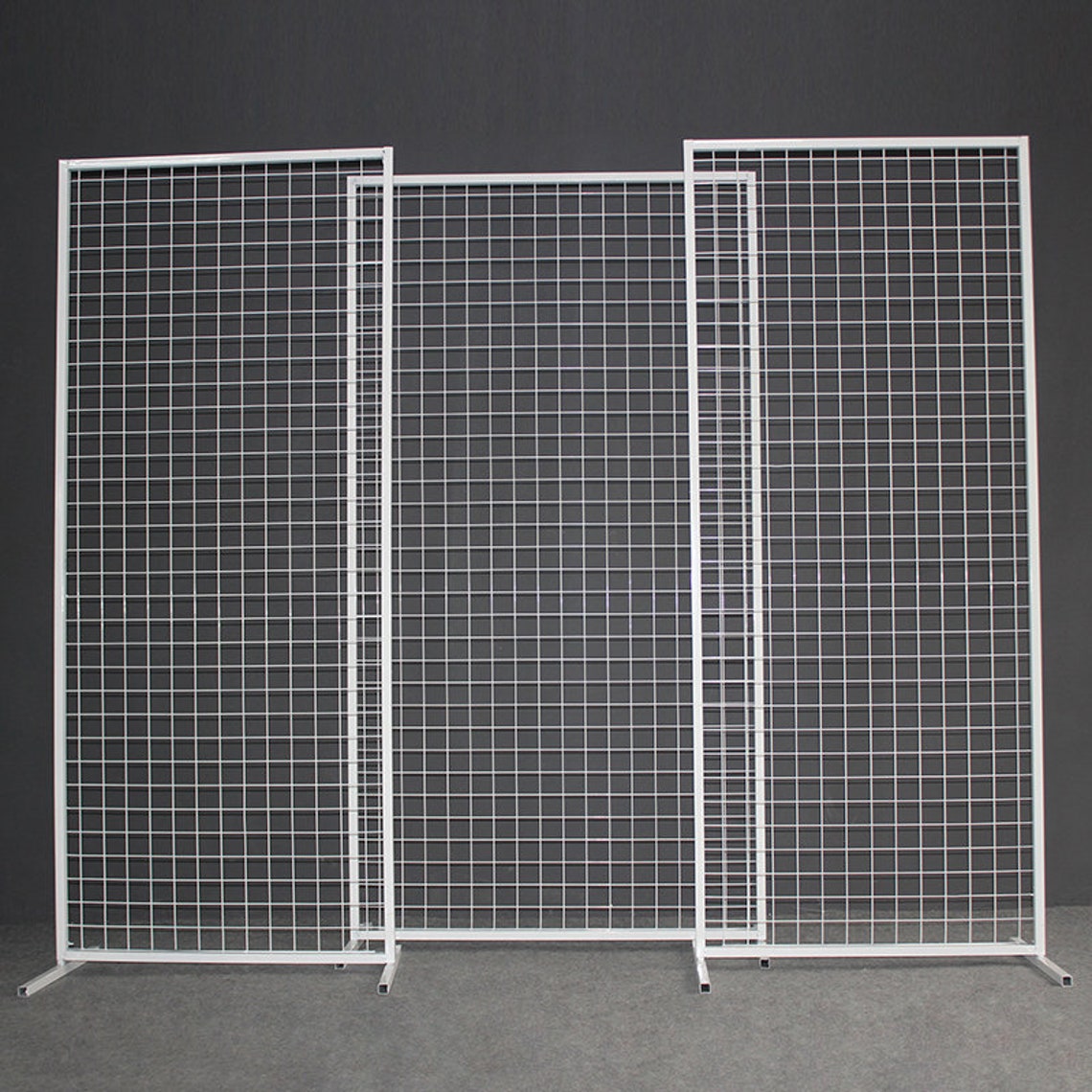 White Rectangular Mesh Arch for Flower Arrangement Balloon Garland ...