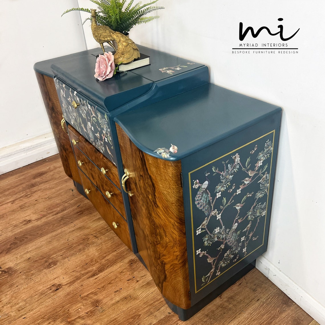 SOLD Commissions Available Refurbished Art Deco Cocktail, Vintage ...