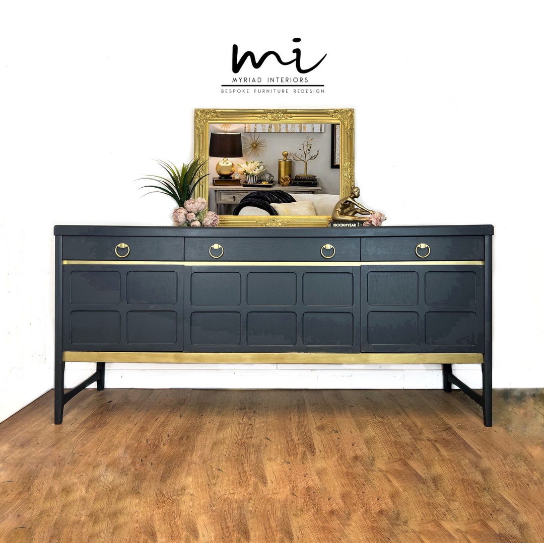 SOLD Commissions Available Large Mid Century Nathan Sideboard, Drinks ...