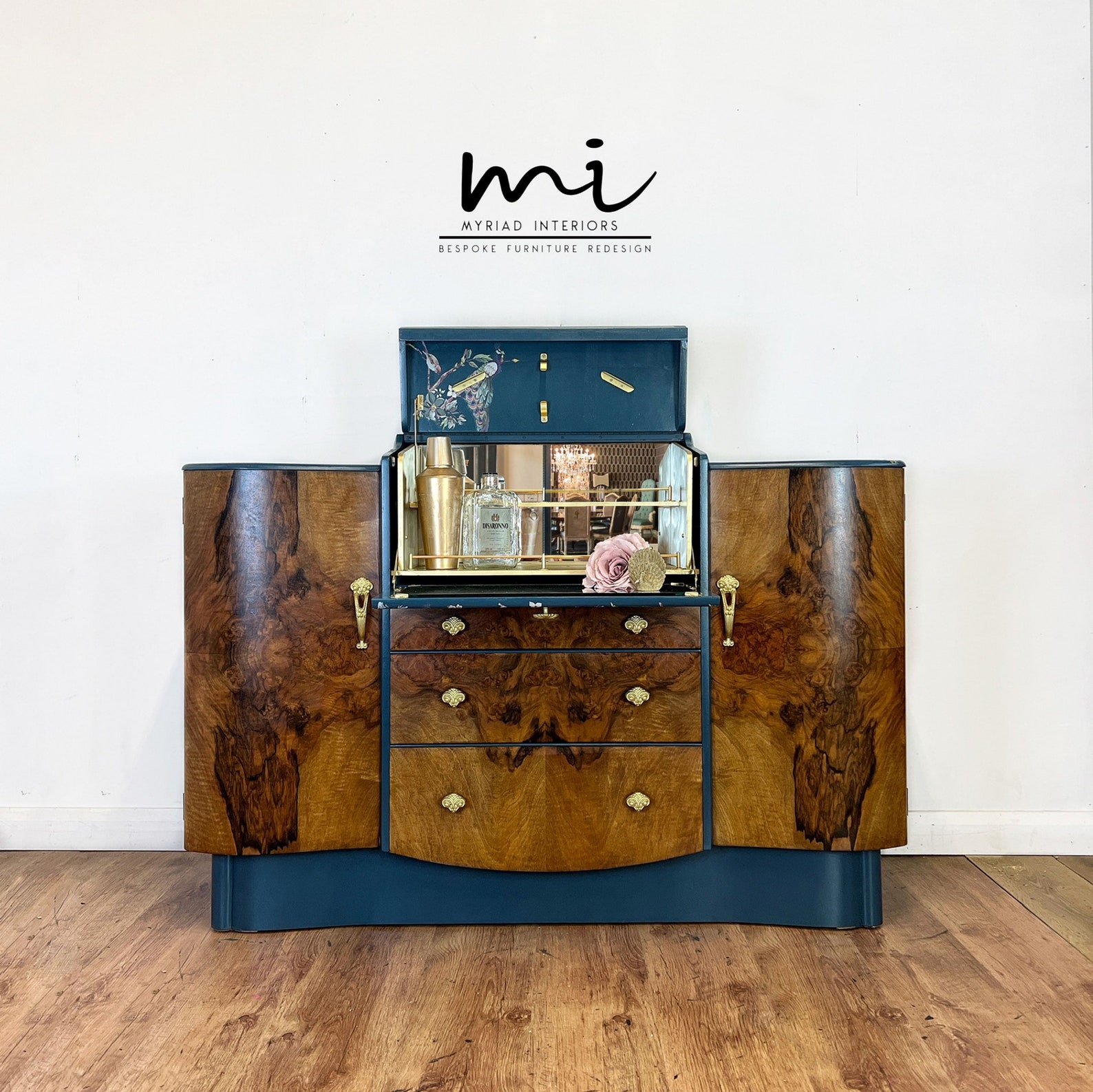 SOLD Commissions Available Refurbished Art Deco Cocktail, Vintage ...