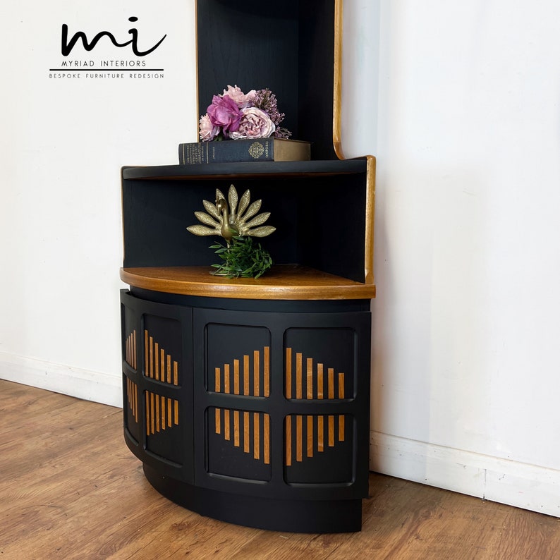 SOLD Commissions Available Mid Century Modern Nathan Corner - Etsy