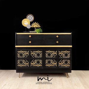 Available for Commission - Retro Mid Century Modern Nathan Corner Unit ...