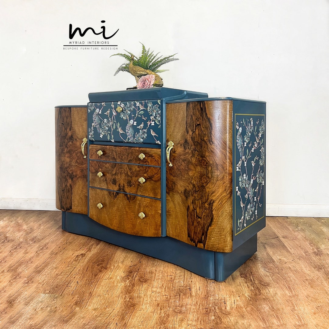 SOLD Commissions Available Refurbished Art Deco Cocktail, Vintage ...