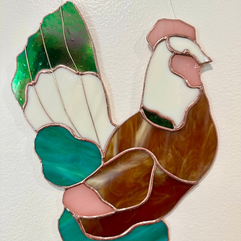 Stained Glass Chickens - Etsy