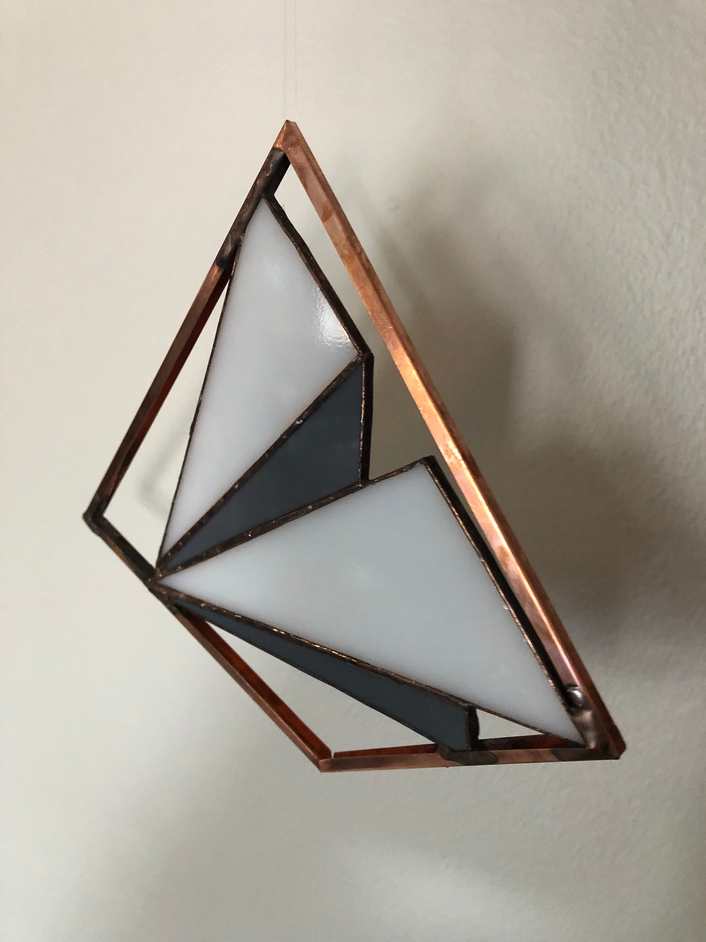 Custom Stained Glass Origami Paper Plane Design - Etsy