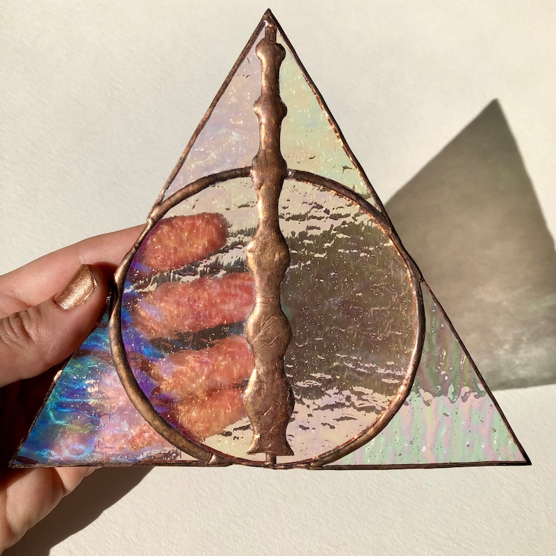 Deathly Hallows Pin - Etsy