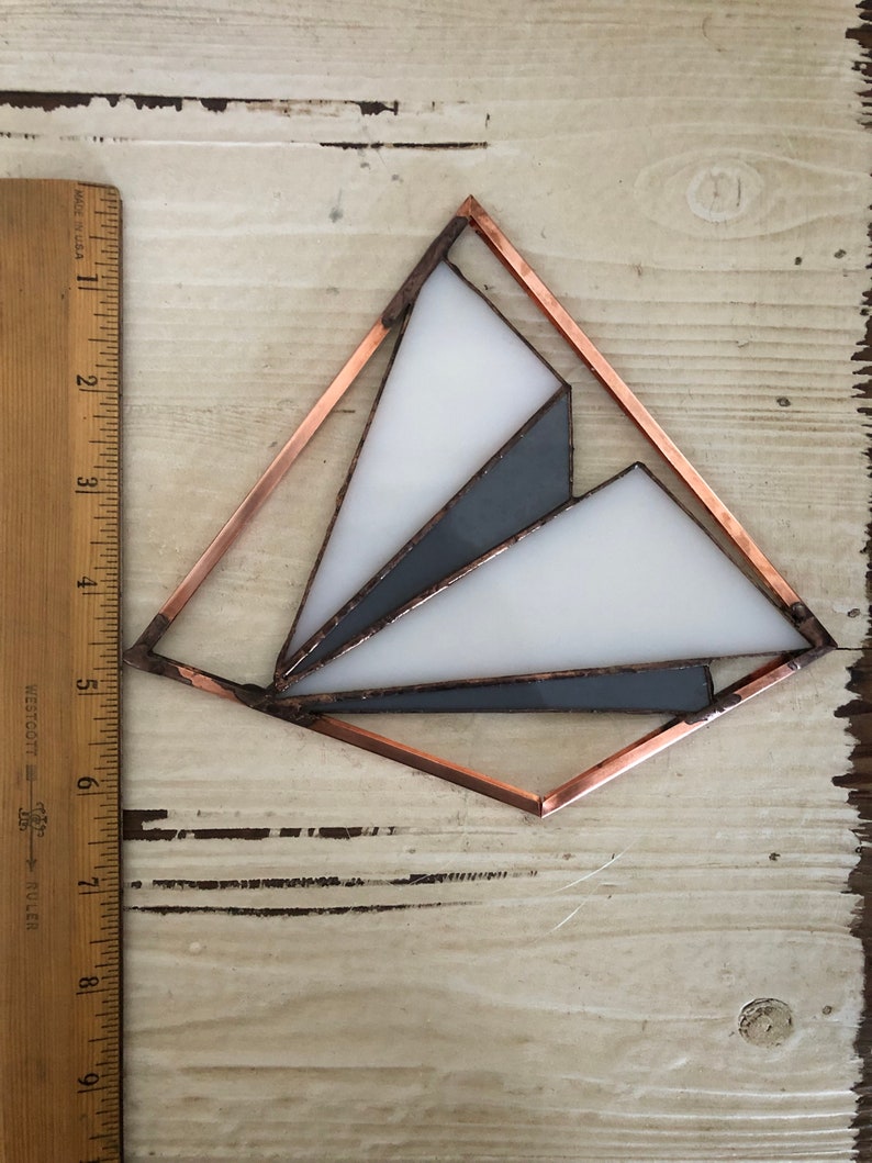 Custom Stained Glass Origami Paper Plane Design - Etsy