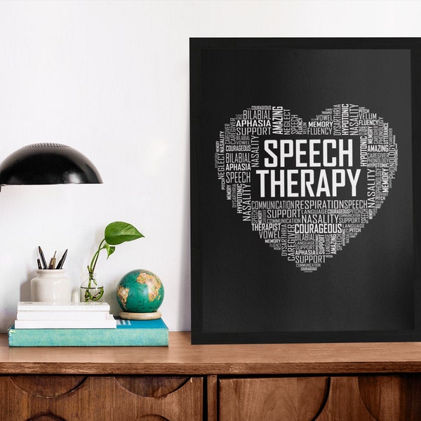 Speech Therapist Canvas Poster - Etsy