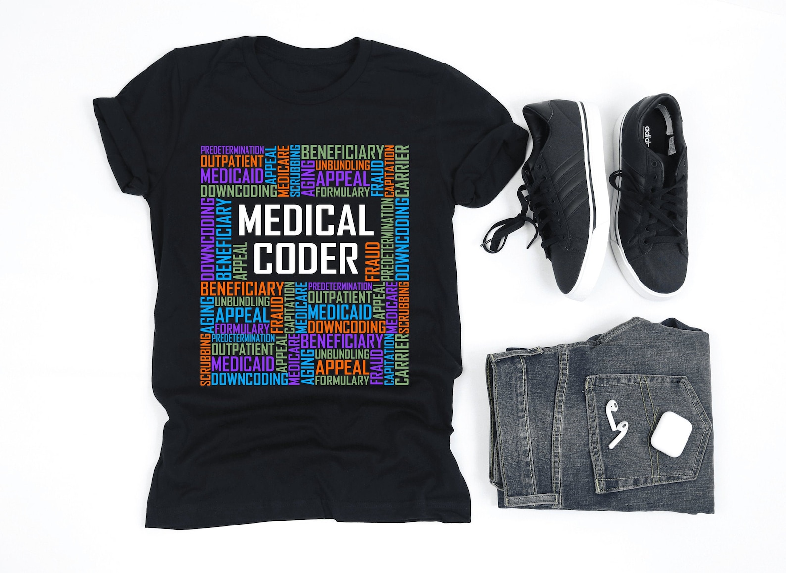 Medical Coder Shirt Medical Coder Words T Shirt Medical | Etsy