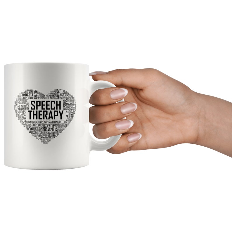 Speech Therapist Mug, SLP Speech Therapy Mug, Speech Therapist Coffee ...