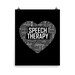 Speech Therapist Poster, SLP Speech Therapy Canvas, Speech Therapist ...