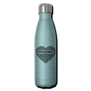 Perfusionist Heart Water Bottle, Stainless Steel 17 Oz Water Bottle ...