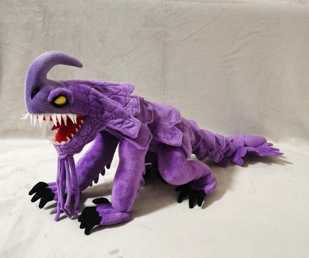 Purple Death Dragon Plush, How to Train Your Dragon Httyd - 24in - Etsy