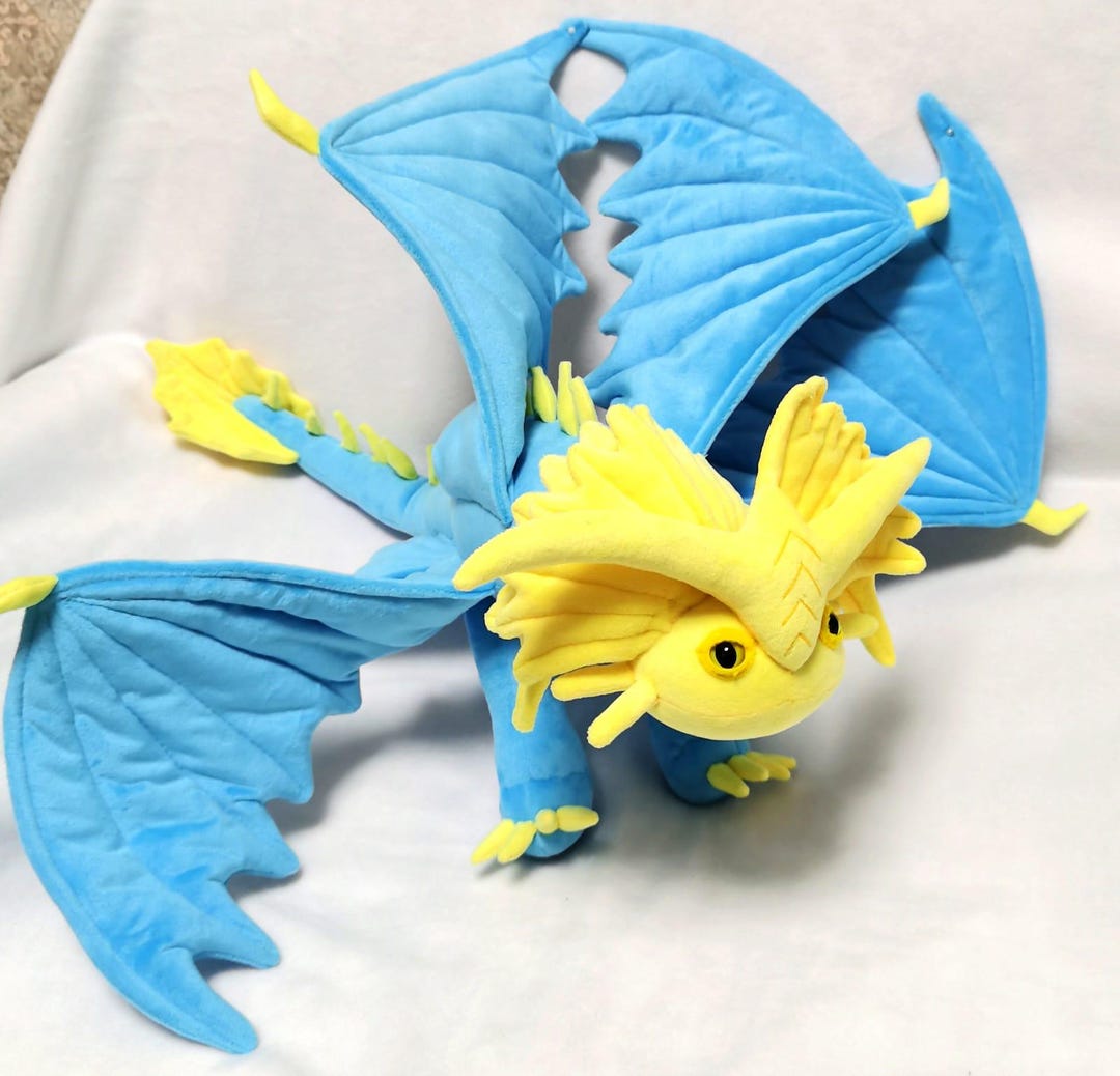 Cloudjumper How to Train Your Dragon Plush, Titan Stormcutter Dragon ...