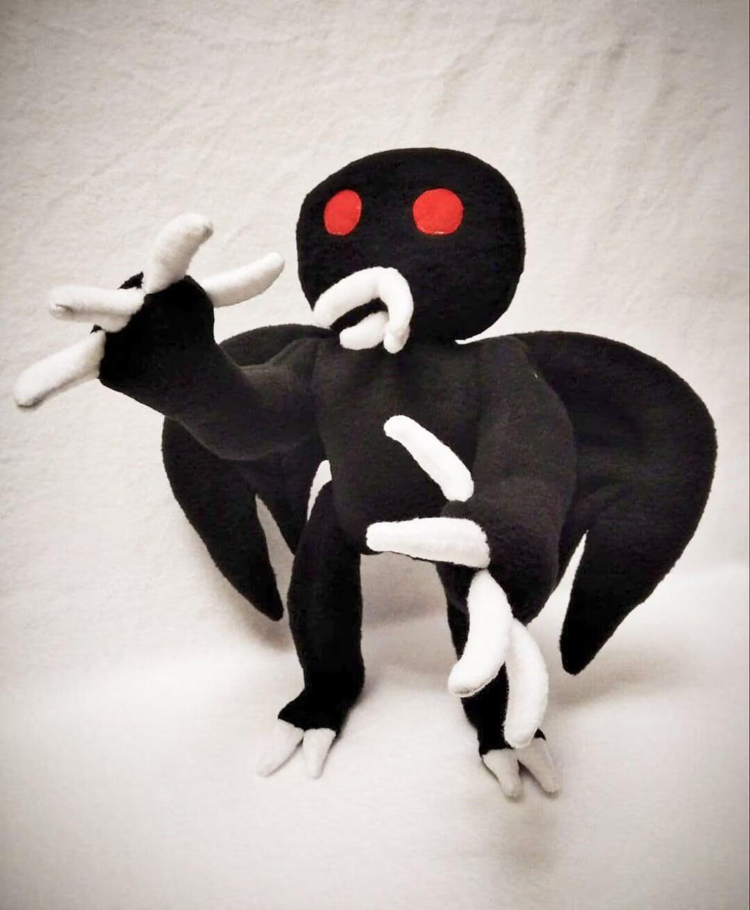 Mothman Plush, Inspired by Trevor Henderson, Soft Toy, Monster Plush ...