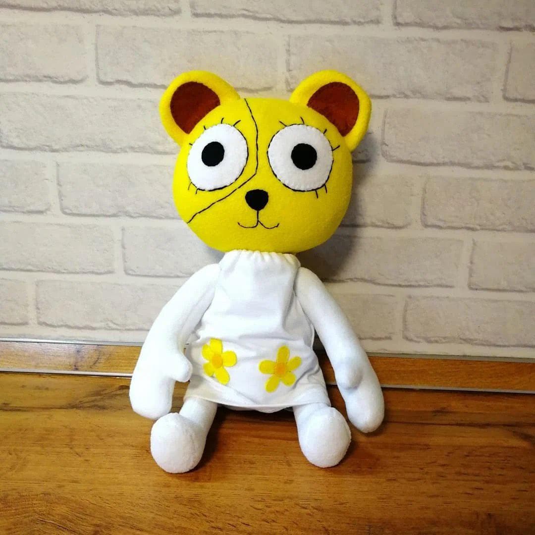 Yoyo Cartoon Girl Horror Plush Inspired by Trevor Henderson – Soft Toy ...