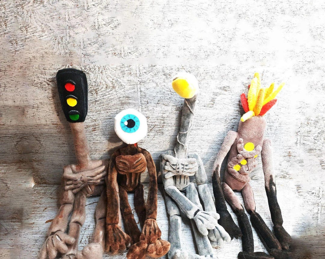 Traffic Light Head Plush, Eye Head, Lamp Head, Fire Siren Head, Soft ...