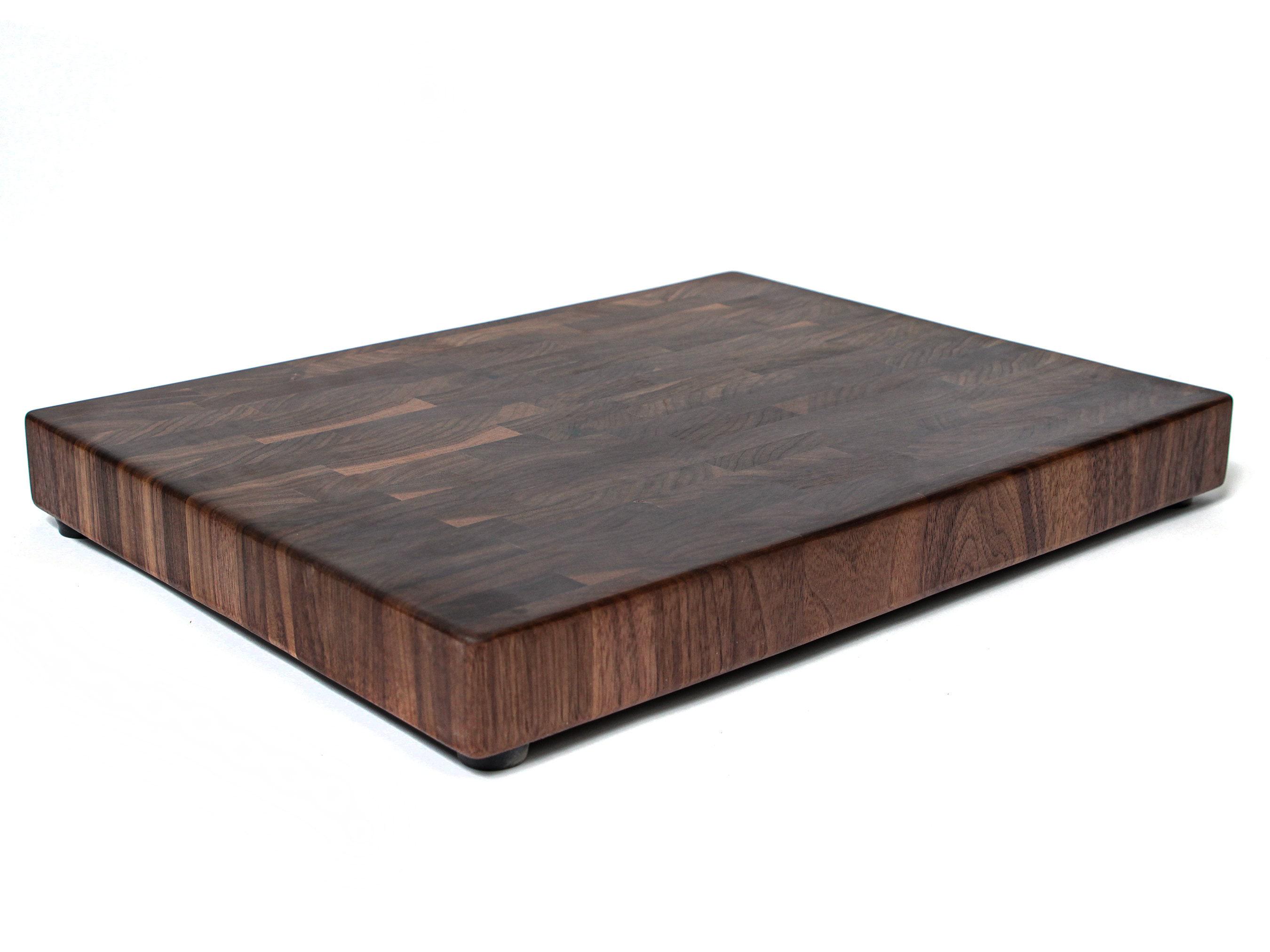Large Maple End Grain Butcher Block Cutting Board With Rubber Feet - Etsy