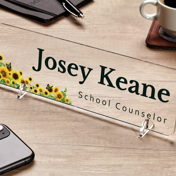 Counselor Name Plate - Etsy