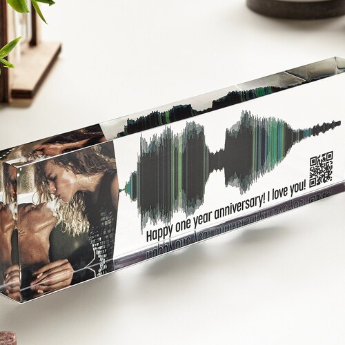 Sound Memorial Gift Sound Wave Art Personal Voice Message or - Etsy