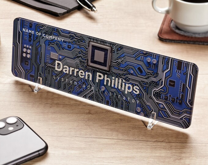 Desk Name Sign Desk Name Plate Name Tag Name Badge Name Sign | Etsy