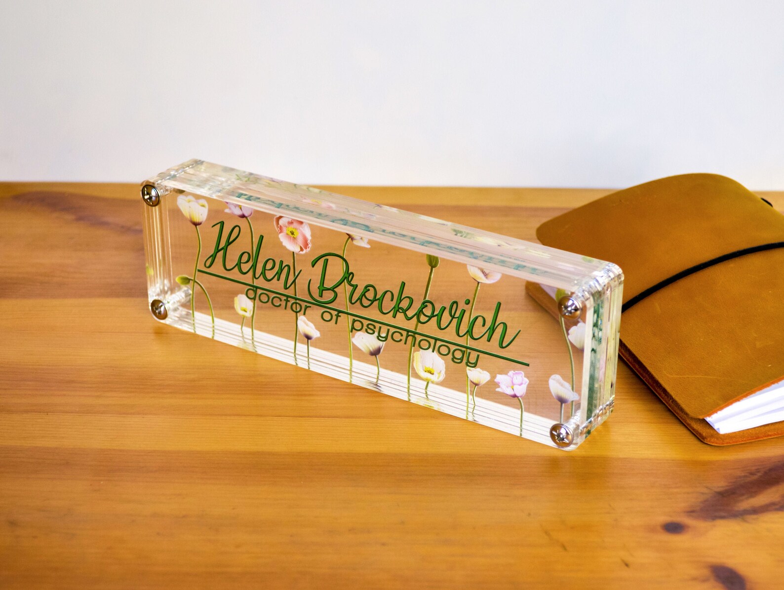 Desk Name Plate Personalized Gift Name Sign Boss Gift Name - Etsy