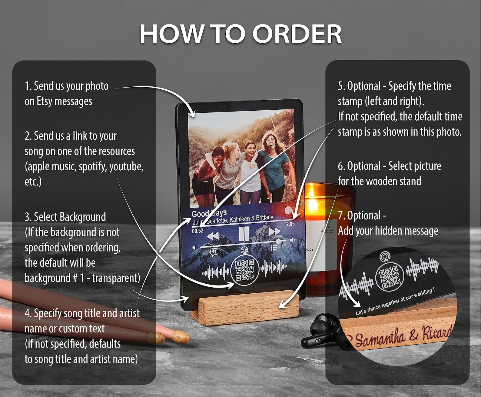 Music Player Display Music Art Custom Music Plate on Acrylic - Etsy