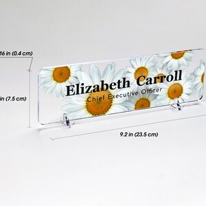 Counselor Office Decor, School Name Sign, Teacher Nameplate, Sunflower ...