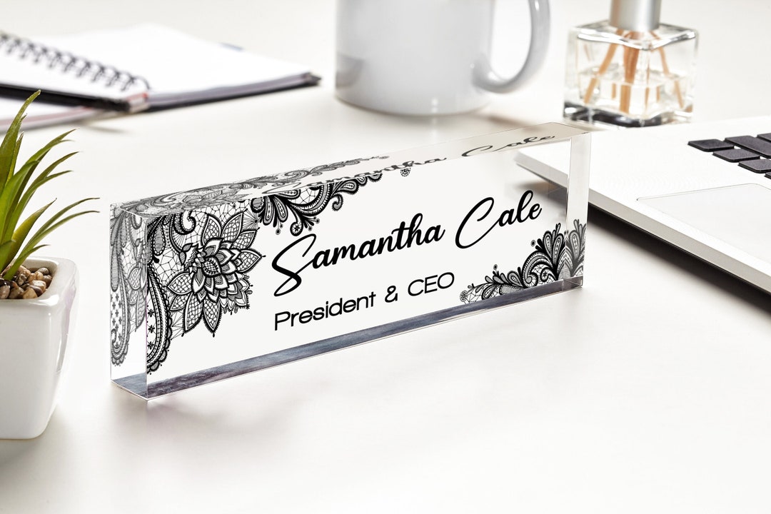 Name Sign Name Plate President Gift Desk Name Plate Ceo - Etsy