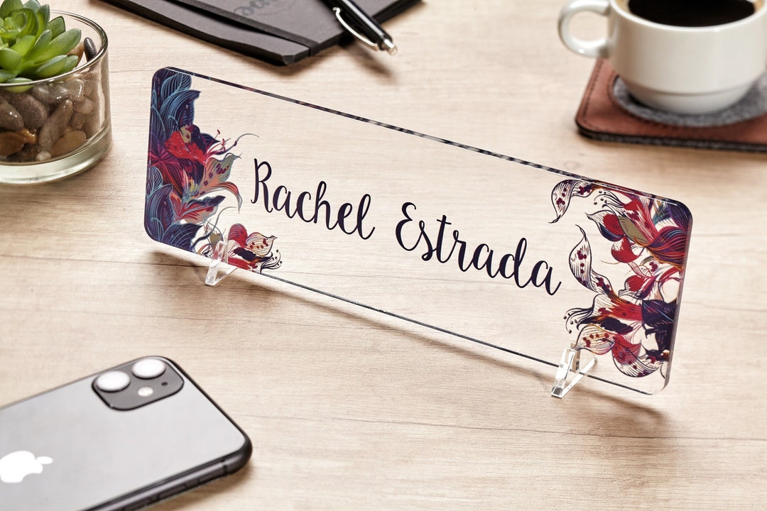Nameplate Desk Executive Desk Sign Creative Desk Name Sign - Etsy UK